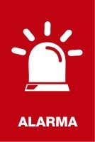 Señalética de seguridad alarma - Signshop